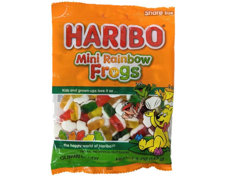 Candyzoo wholesale inc.| Haribo Mini Rainbow Frogs 142g - Candyzoo ...