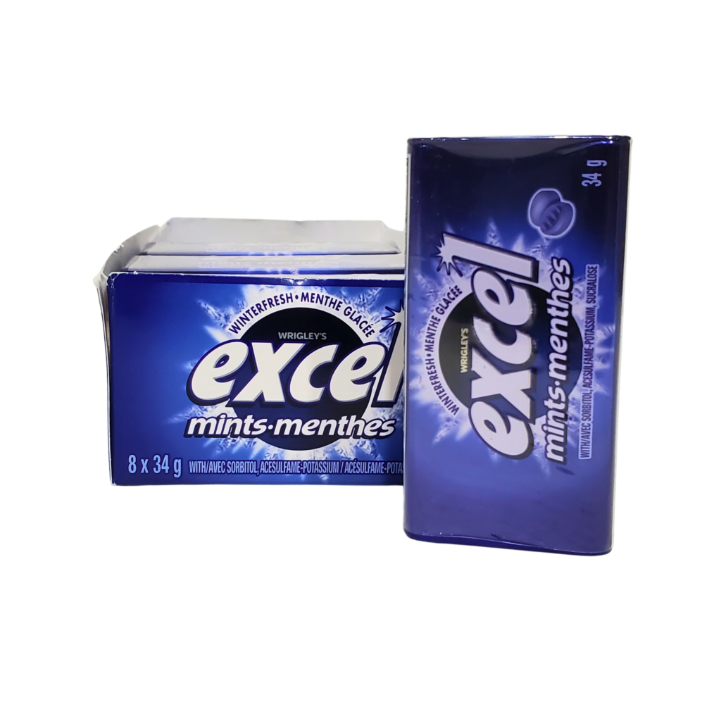 Candyzoo wholesale inc.| Excel Mint Winterfresh 8ct - Candyzoo ...